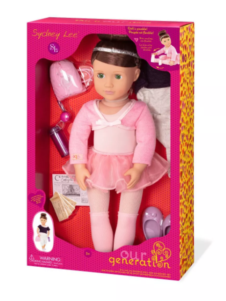 Our Generation Sydney Lee 18 Inch Ballerina Doll Famous Designer