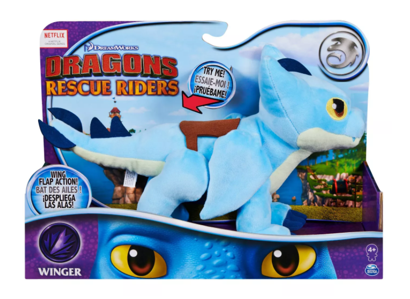 DreamWorks Dragons Rescue Riders - Winger 15-Inch Soft Toy – FAMOUS ...